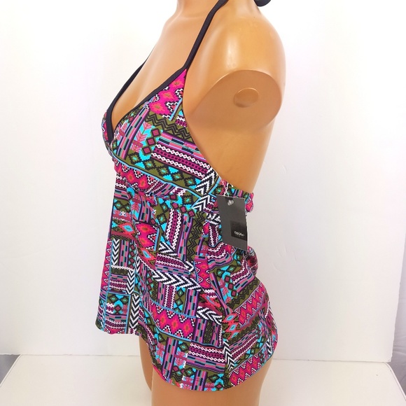 Mossimo Supply Co. | Swim | Mossimo Swimsuit Halter Top Tankini Aztec ...